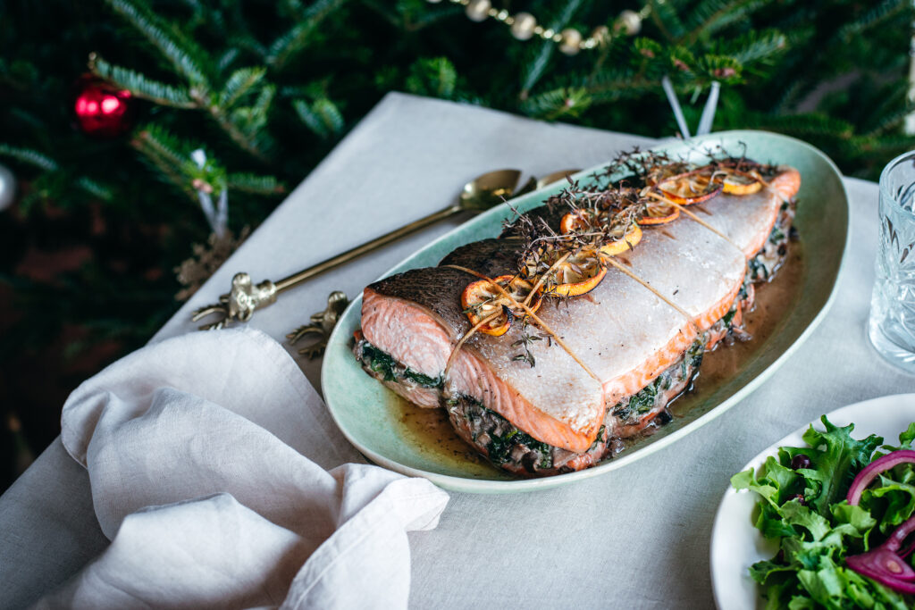 Retsept: spinati-seenetäidisega ahjulõhe - Peetri Lõheäri